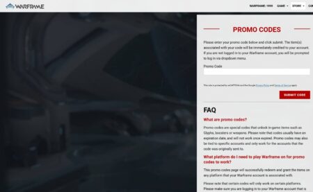 Exclusive Warframe Codes for January 2025, Claim Now!