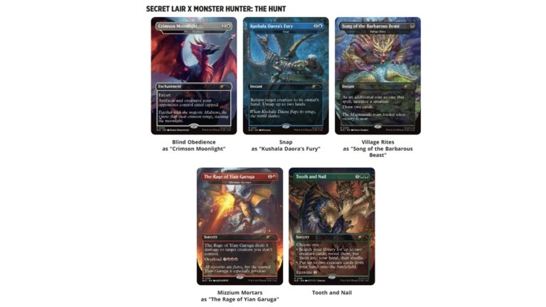 The Secret Lair x Monster Hunter: Release Date and Other Details You ...