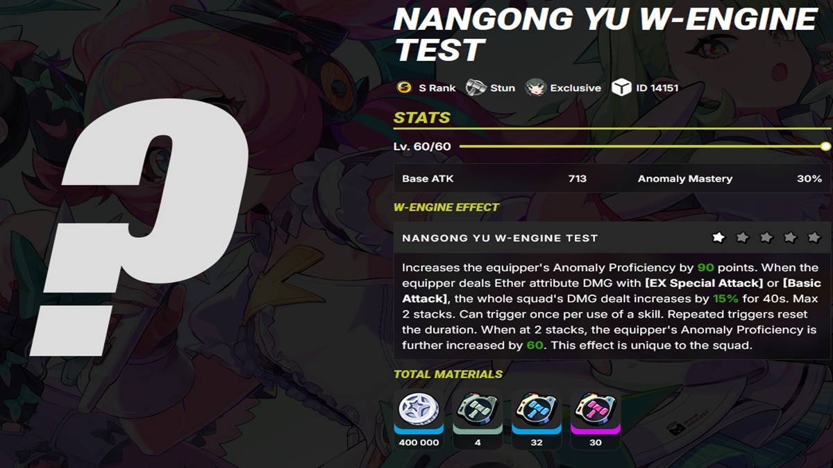 Nangong Yu Zenless Zone Zero Kit and Best Build Guide - Joytify United ...